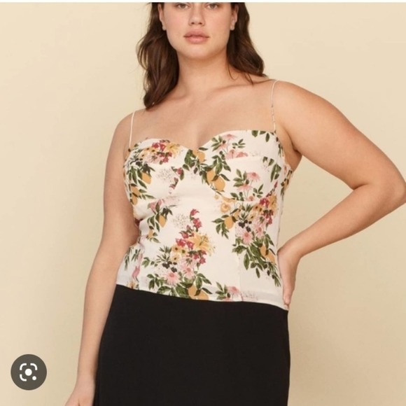 Reformation | Tops | Reformation Liza Tank Top Milo Print Nwt | Poshmark